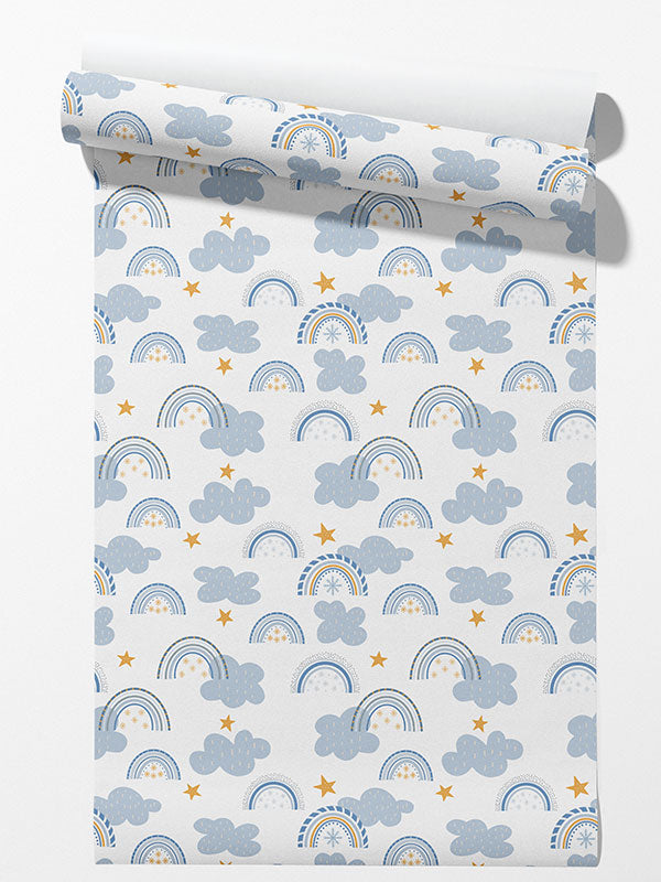 Blue Rainbow Wallpaper - Murals Decor