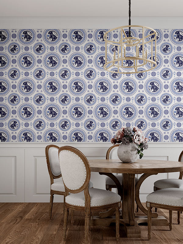 Happy Rabbit Wallpaper - Murals Decor