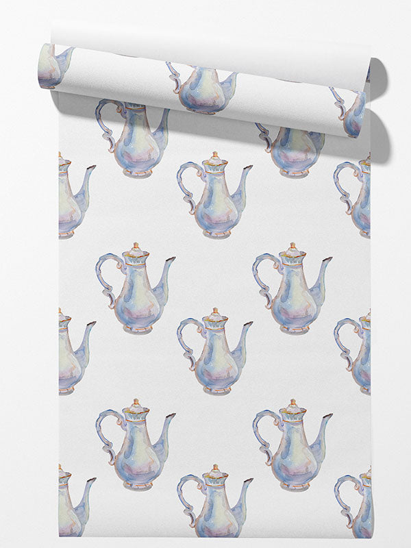 Tea Pot Wallpaper - Murals Decor