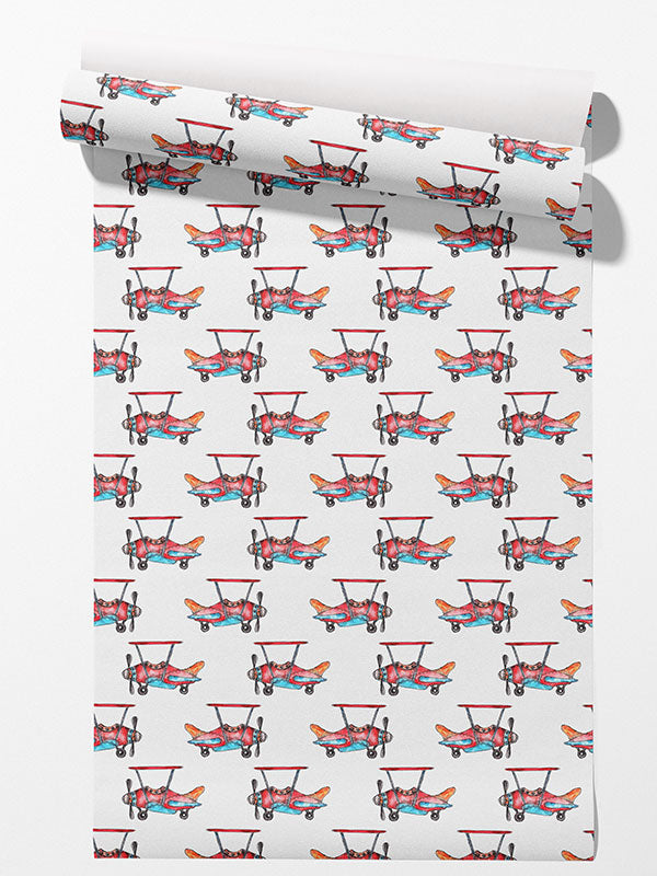 Vintage Airplane Wallpaper - Murals Decor