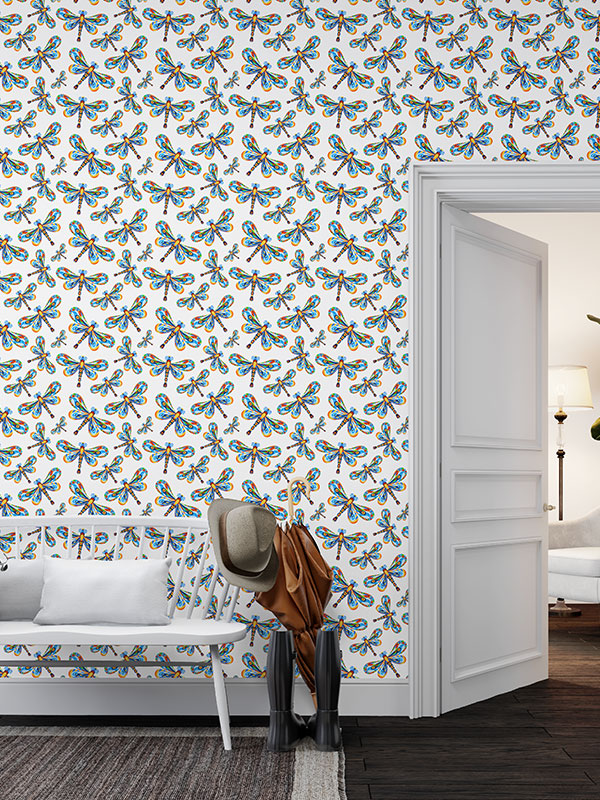 Whimsical Dragonfly Wallpaper - Murals Decor